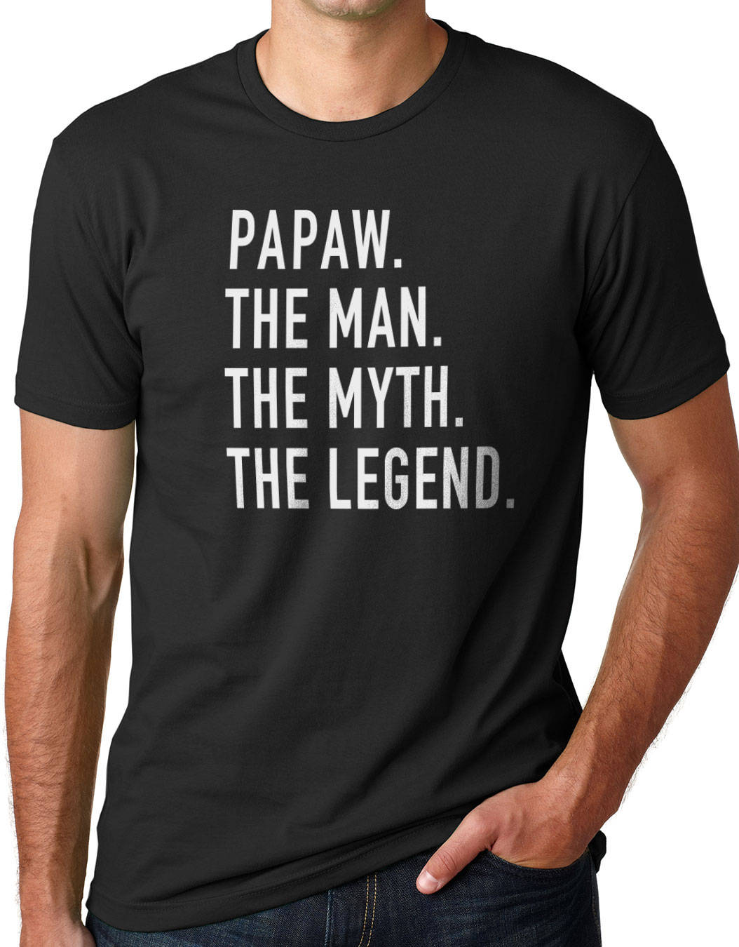 Papaw the Man the Myth the Legend T Shirt Fathers Day Gift | Etsy