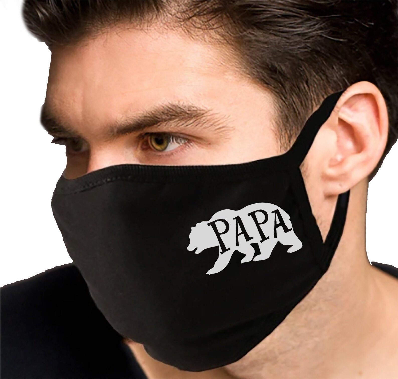 Face Mask Papa Bear Mask Made in USA Fathers Day Gift - Etsy