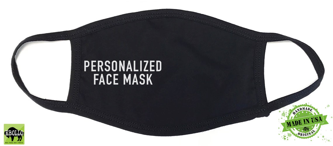 Custom Face Mask Washable Personalized Face Mask Right - Etsy