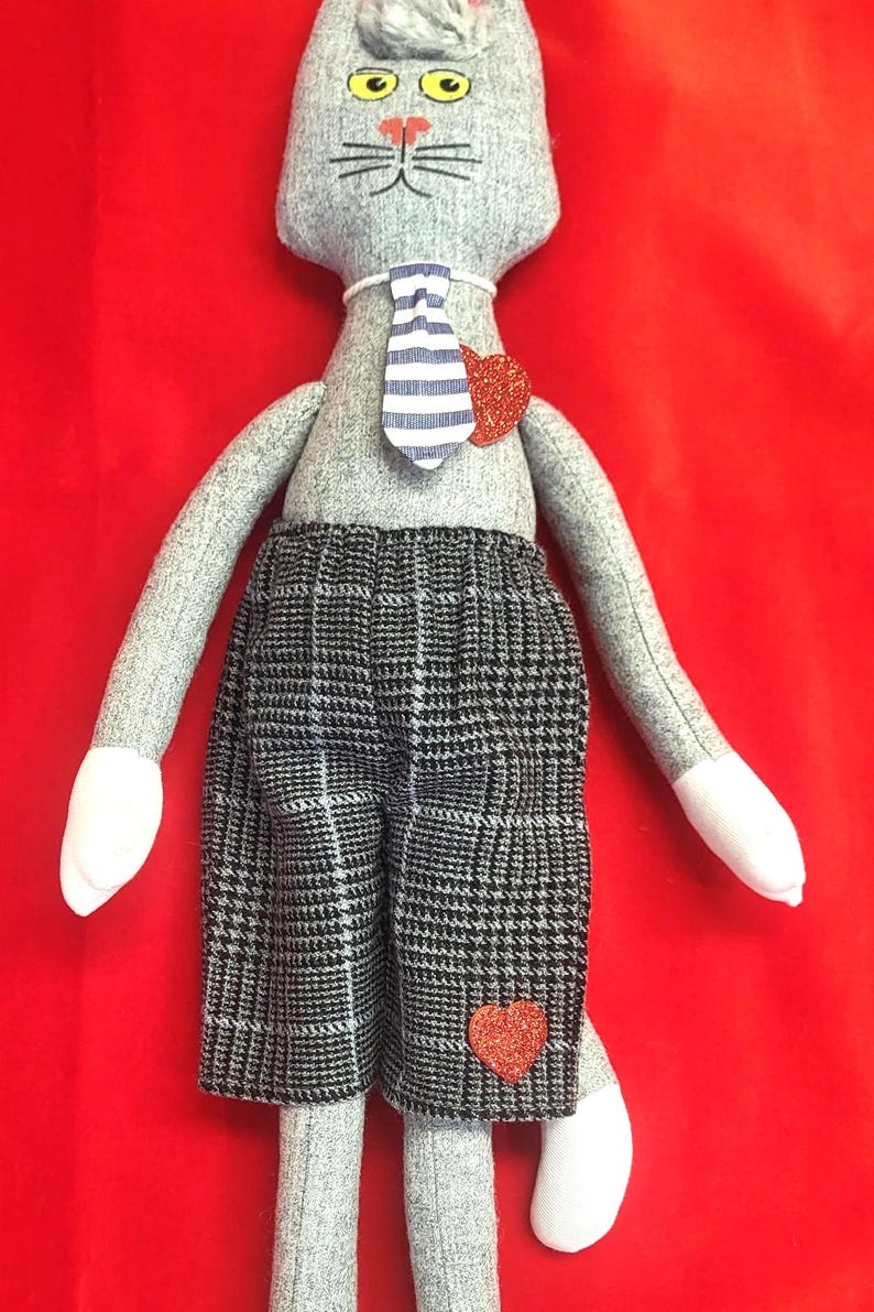 Cat Plush Toy - Etsy