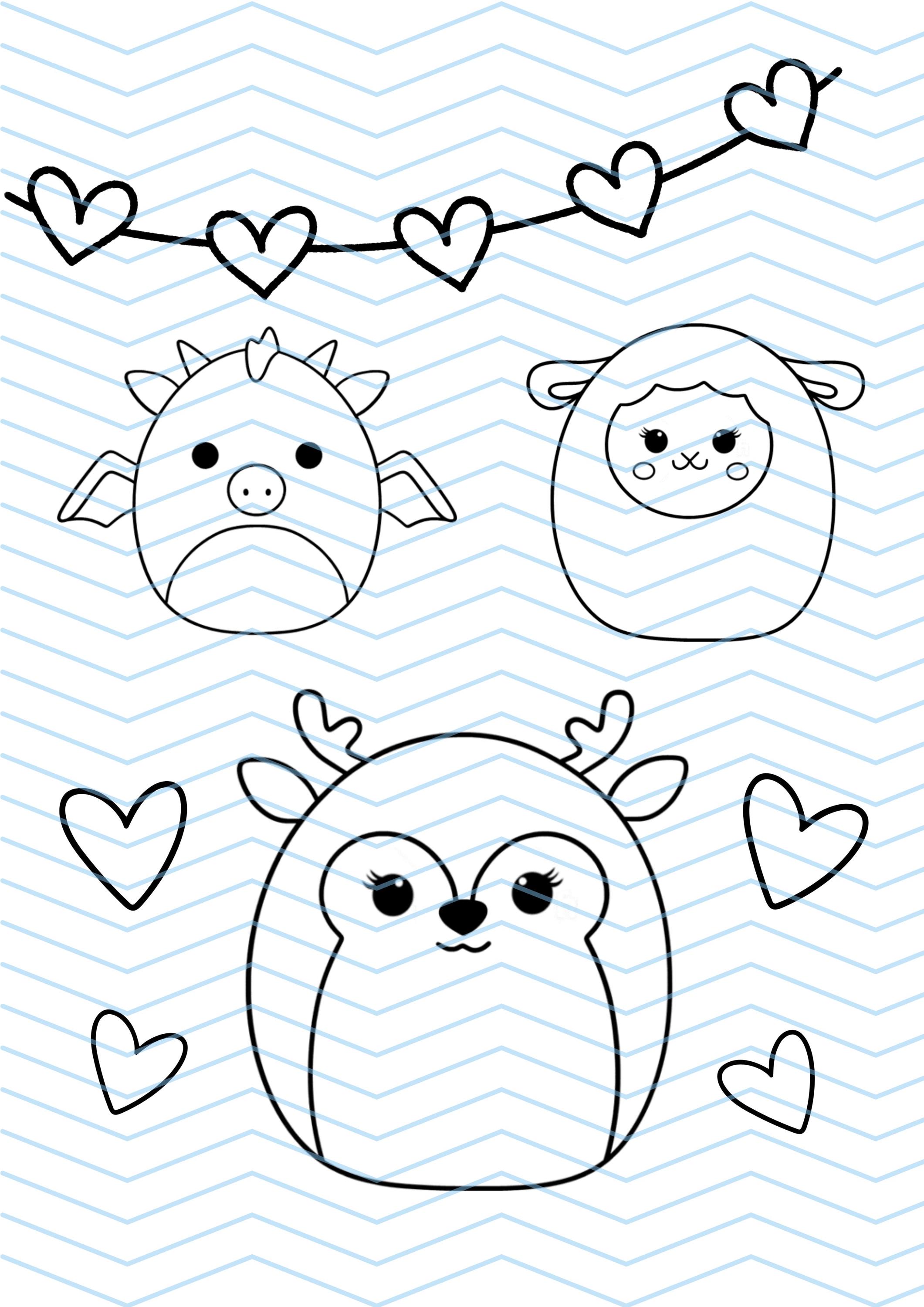 Squishmallow Coloring Pages | 70+ Fun Printables | Squishmallow ...