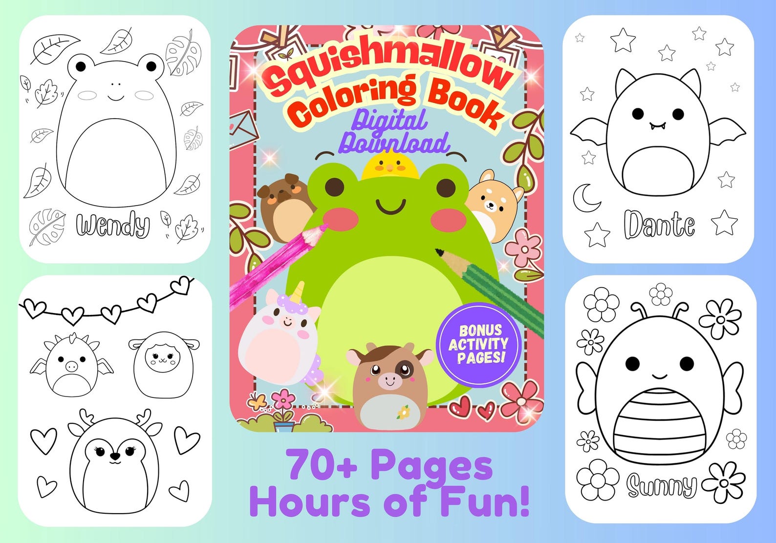 Squishmallow Coloring Pages | 70+ Fun Printables | Squishmallow ...