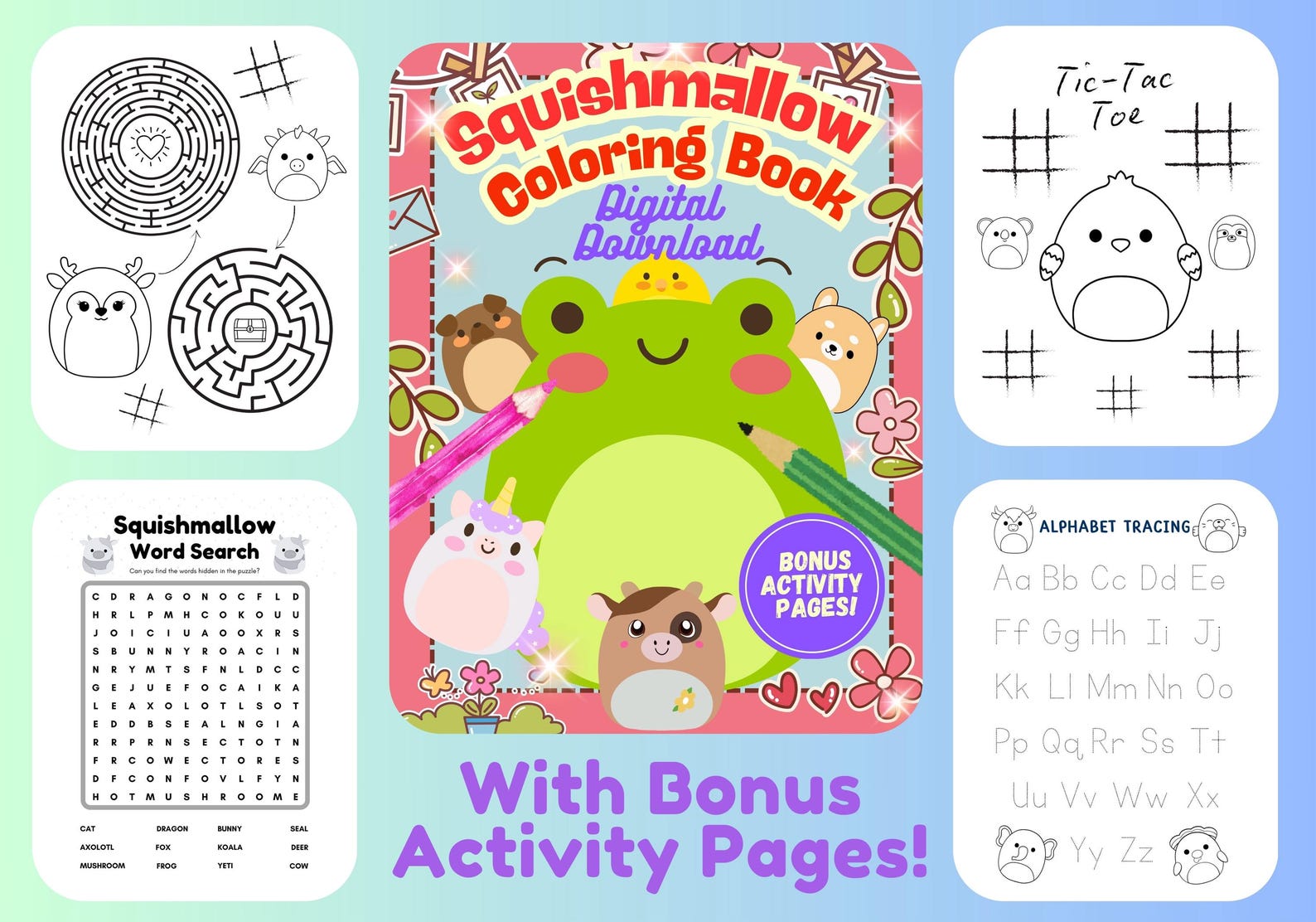 Squishmallow Coloring Pages | 70+ Fun Printables | Squishmallow ...