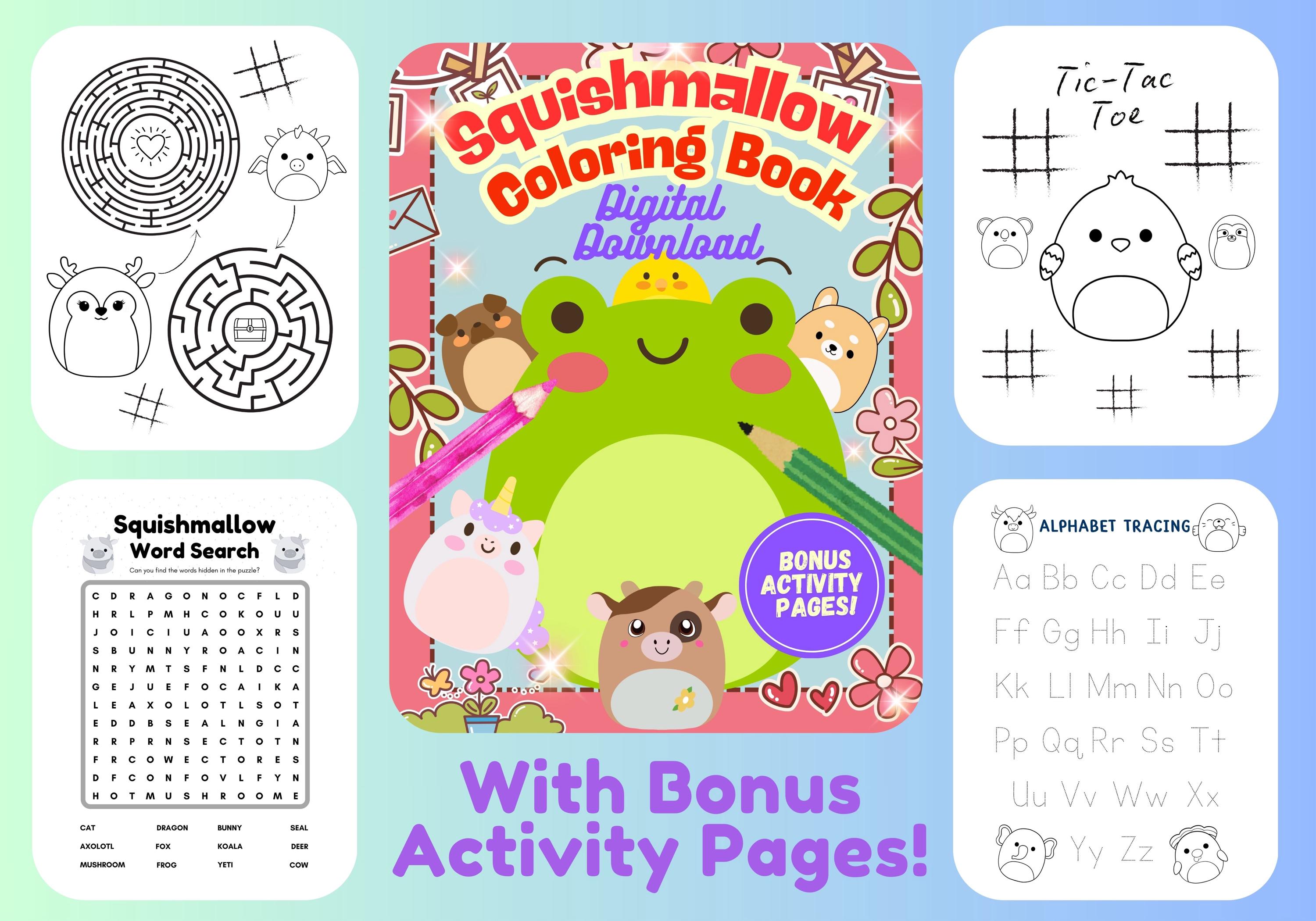 Squishmallow Coloring Pages | 70+ Fun Printables | Squishmallow ...