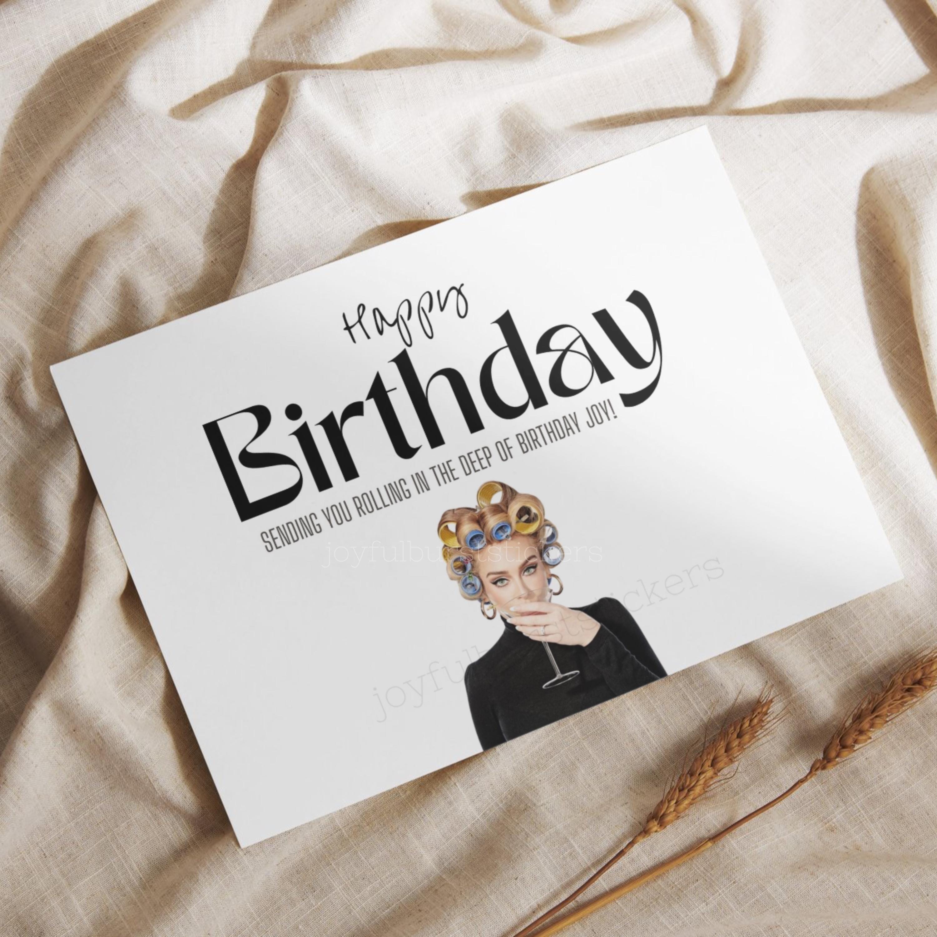 Adele Printable Birthday Card. Daydreamers Birthday Card. Adele ...