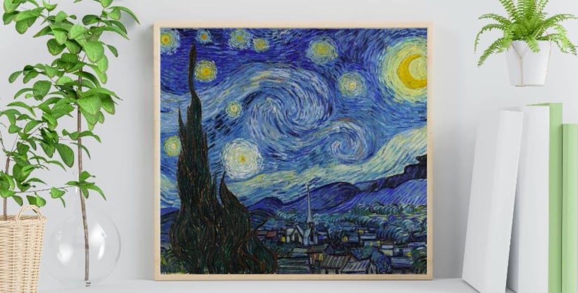Van Gogh's Starry Night – Iconic Night Sky Art Print - Etsy