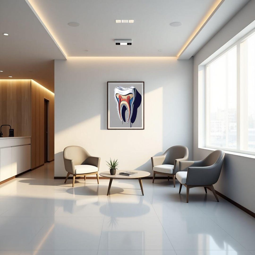 Anatomical Tooth Chart Digital Print Perfect Gift for Dentists and ...