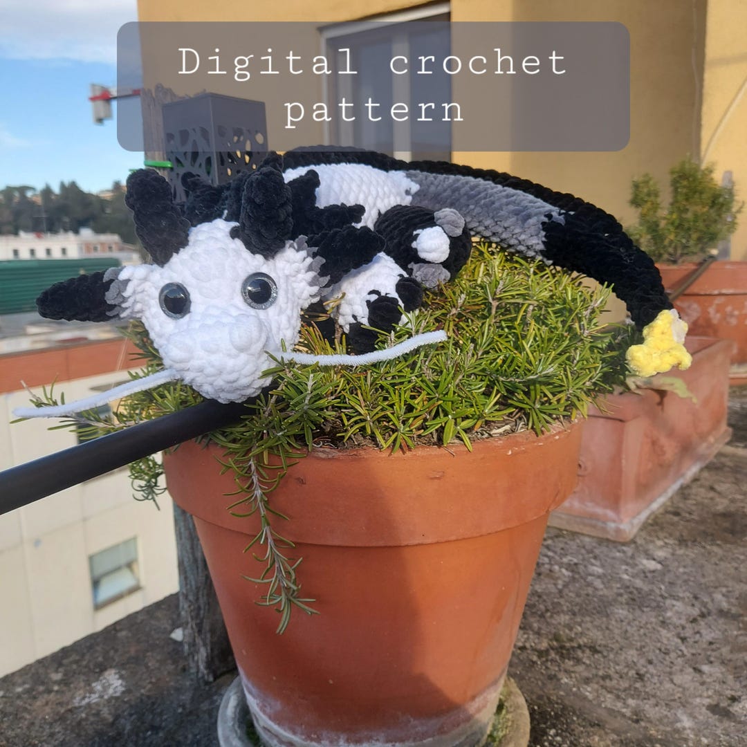 Stormwing the Air Dragon Pdf Pattern | Elemental Dragons - Etsy