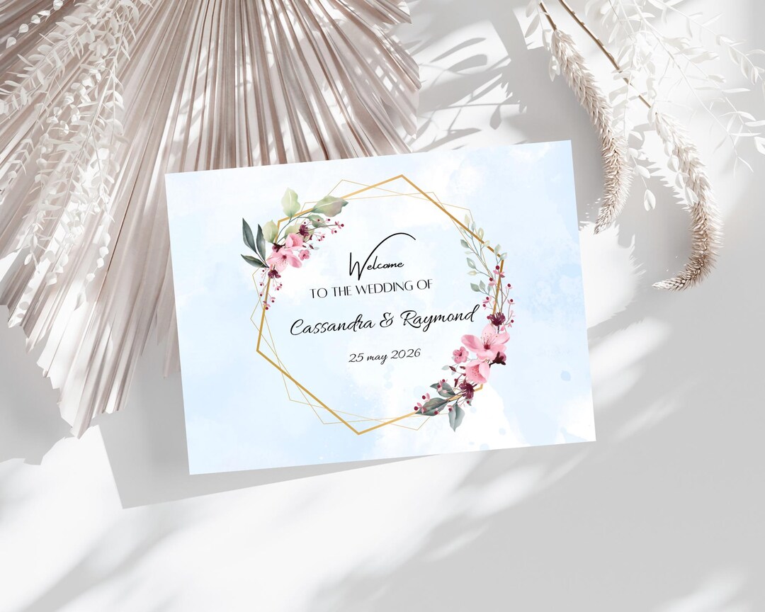 Printable Wedding Card, Instant Download, Digital Wedding Card ...