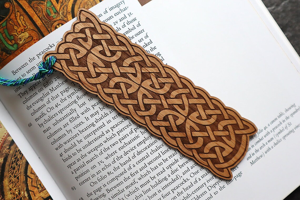 Celtic Style Bookmark Celtic Bookmark Viking Bookmark Irish - Etsy