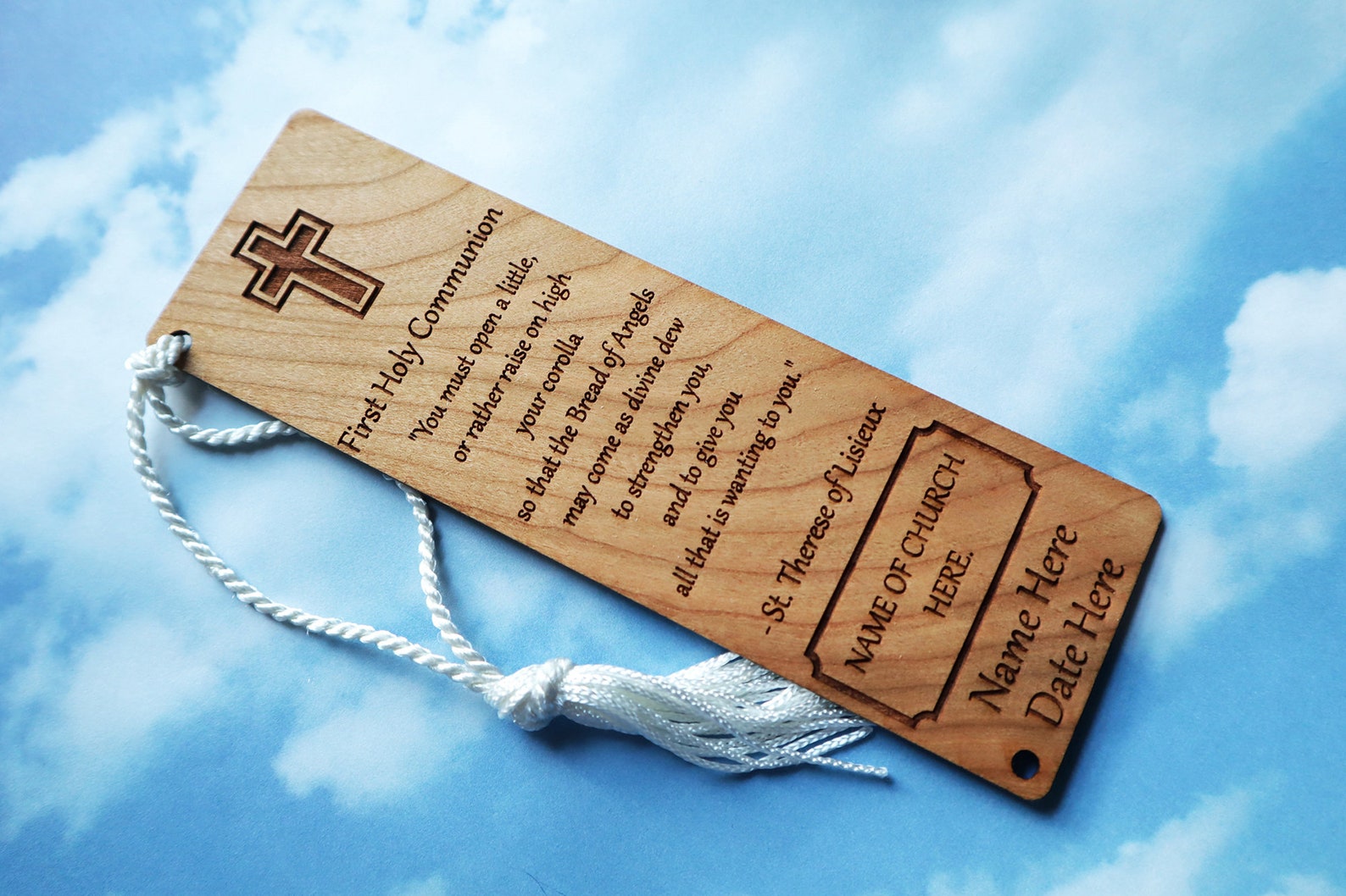 First Holy Communion Bookmark Holy Communion Gift - Etsy
