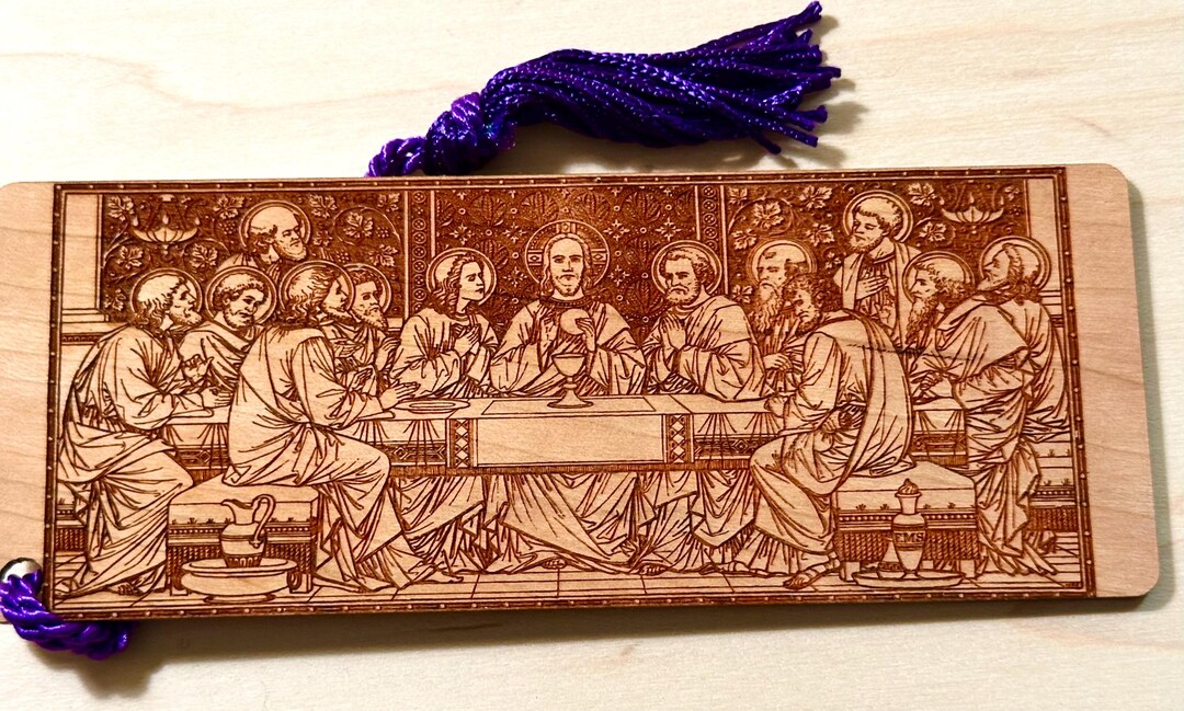 The Last Supper Bookmark, the Last Supper, Christian Bookmark - Etsy