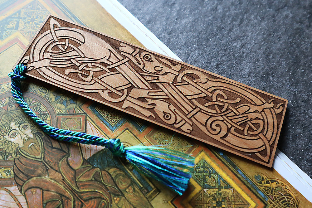 Celtic Style Bookmark Celtic Bookmark Viking Bookmark Irish | Etsy