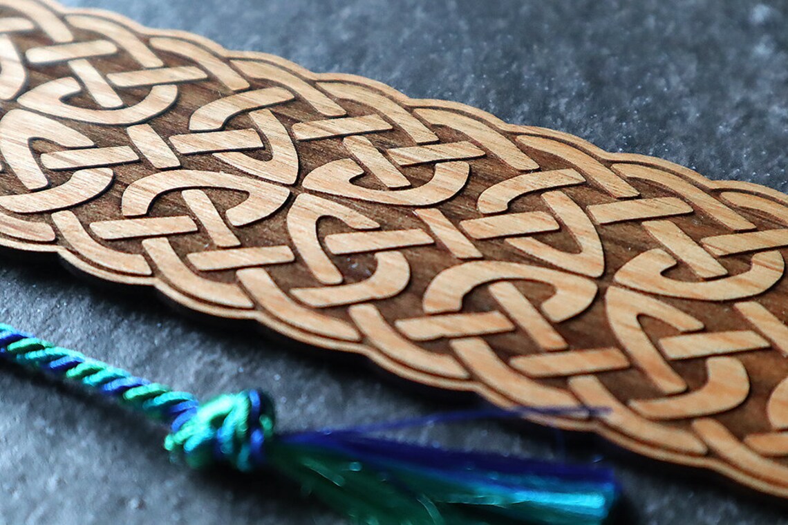 Celtic Style Bookmark Celtic Bookmark Viking Bookmark Irish - Etsy