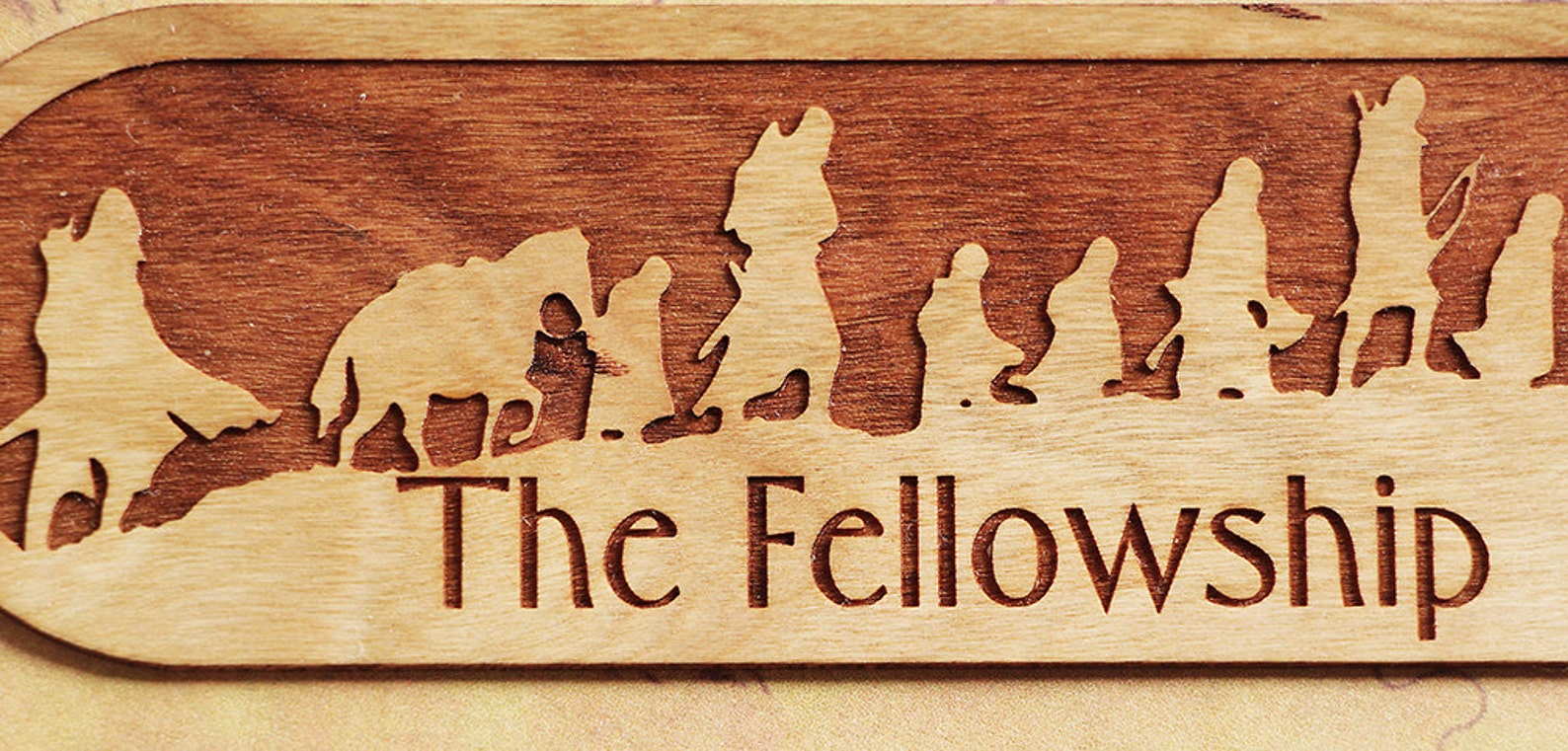 LOTR Style Bookmark Lord of the Rings Bookmark the - Etsy