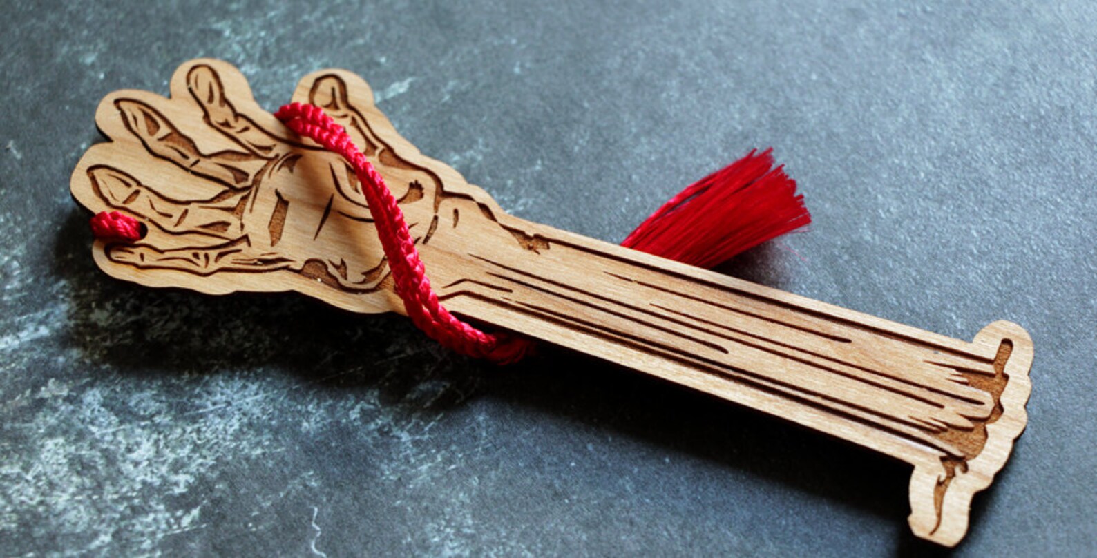 Zombie Hand Bookmark Walking Dead Bookmark Zombie Bookmark | Etsy