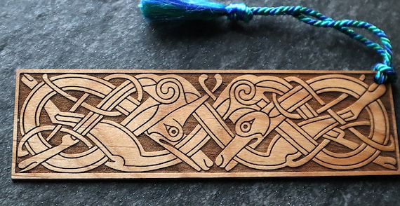 Celtic Style Bookmark Celtic Bookmark Viking Bookmark Irish | Etsy