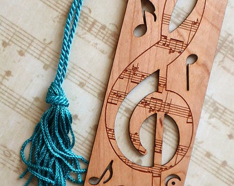 Music Bookmark | Etsy