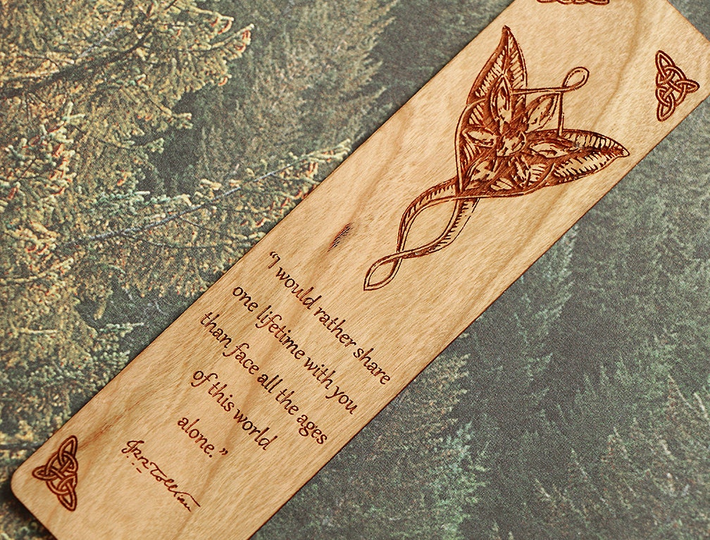 Lord of Ring Bookmark - Etsy