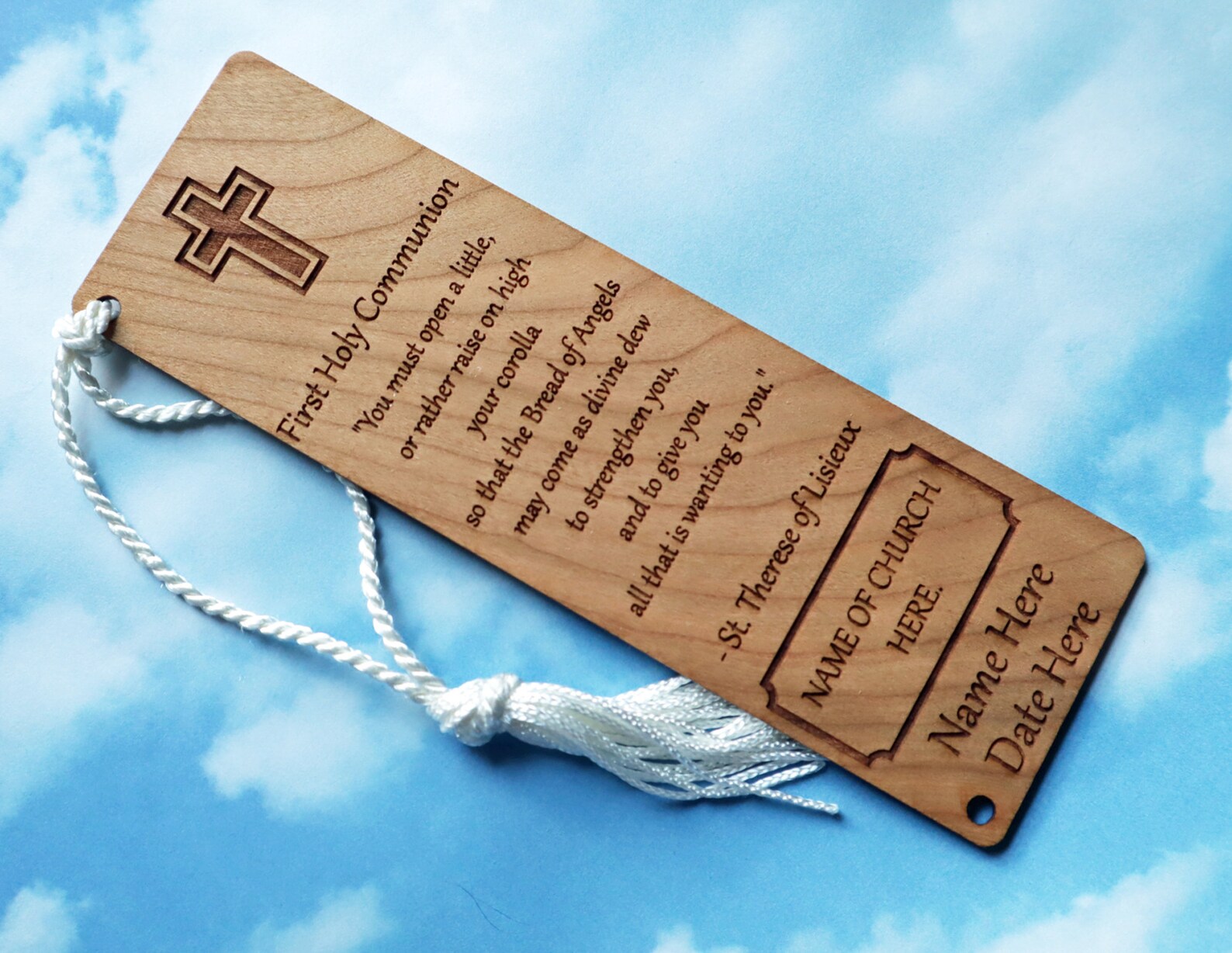 First Holy Communion Bookmark Holy Communion Gift | Etsy