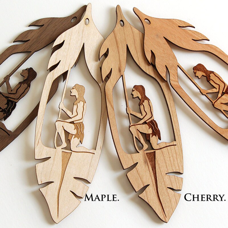 Native Feather Wood - Etsy