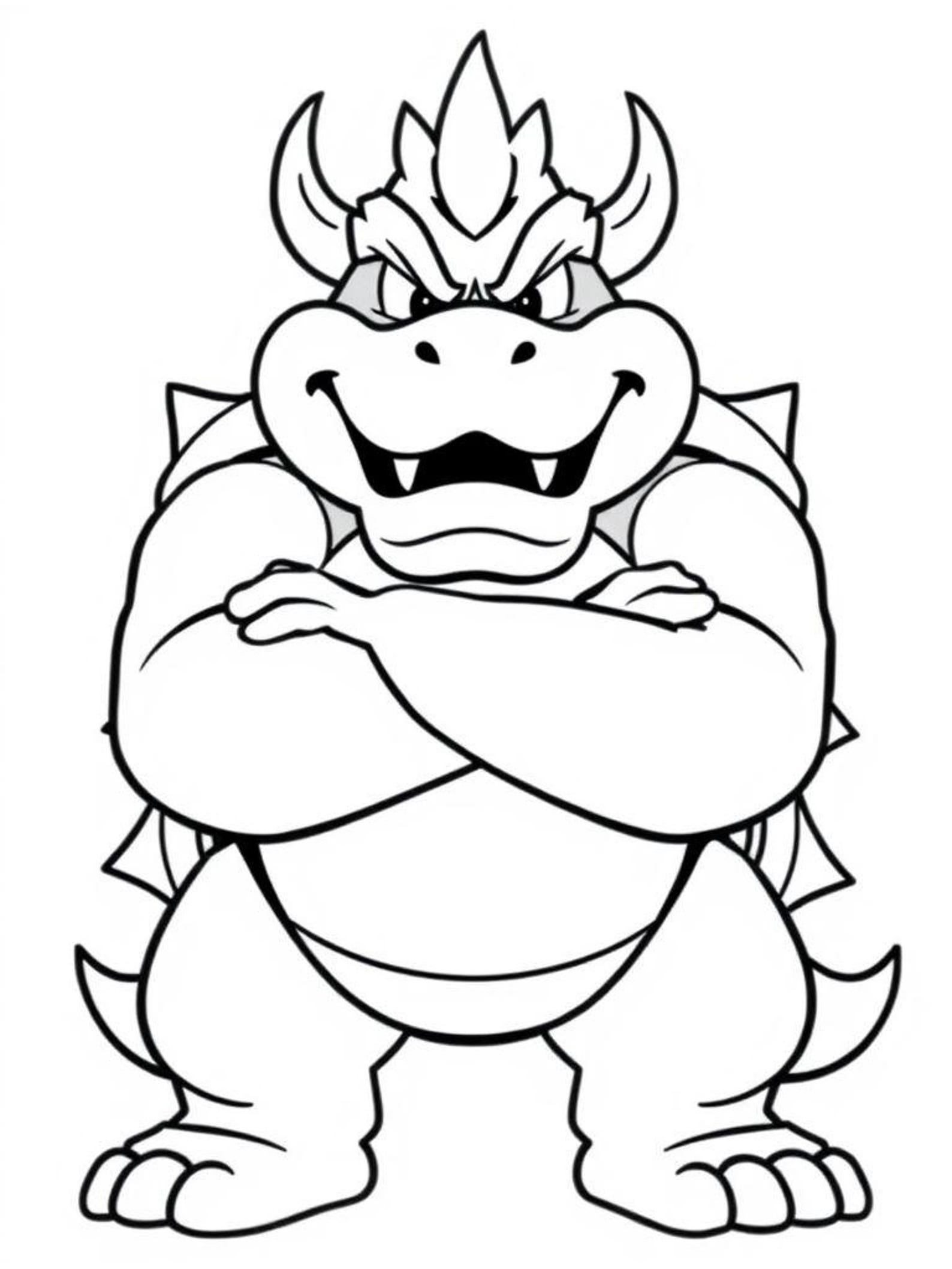 107 Super Mario Coloring Pages Supermario Birthday Gift Cartoon ...