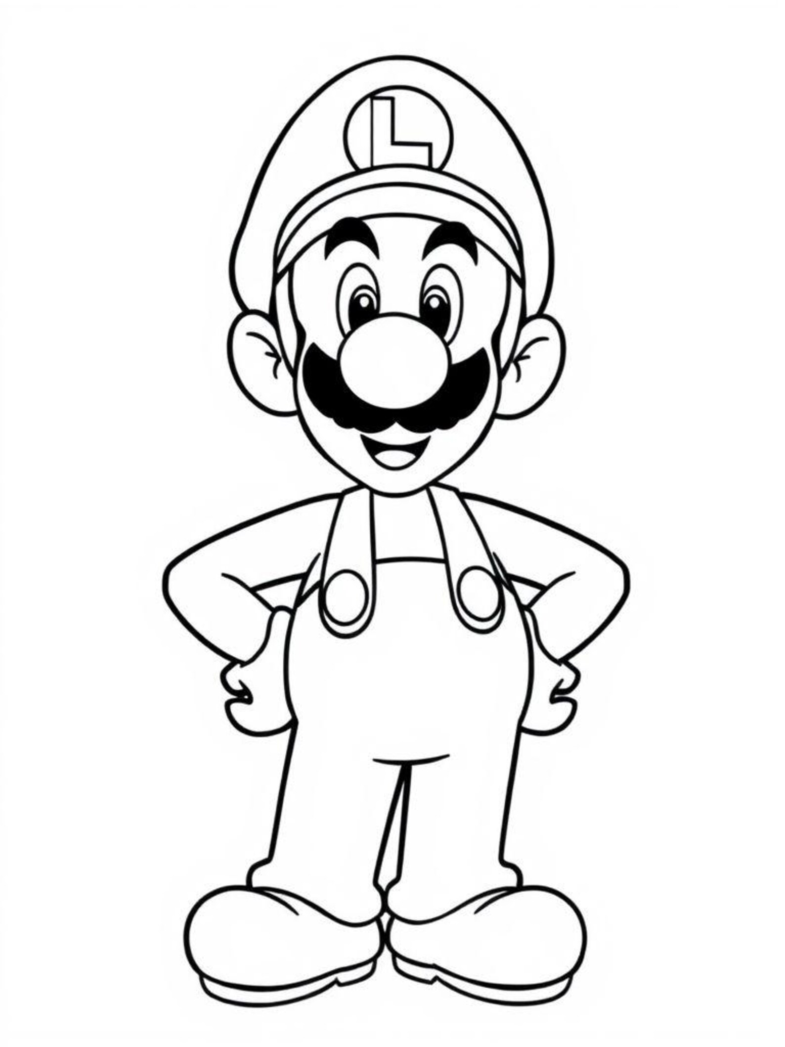 107 Super Mario Coloring Pages Supermario Birthday Gift Cartoon ...