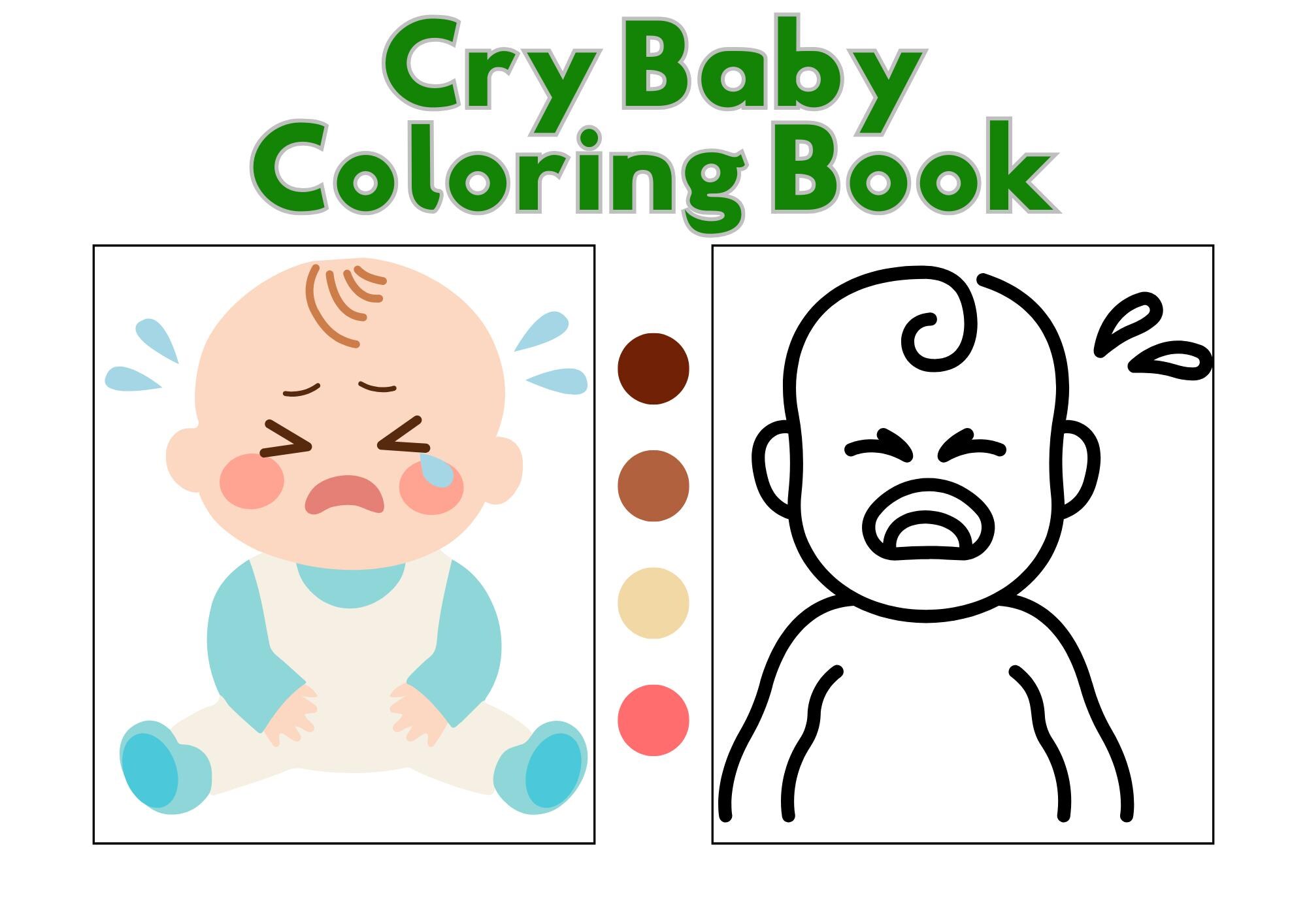 Cry Baby Coloring Book Simple Coloring Book Cry Baby Coloring Pages ...