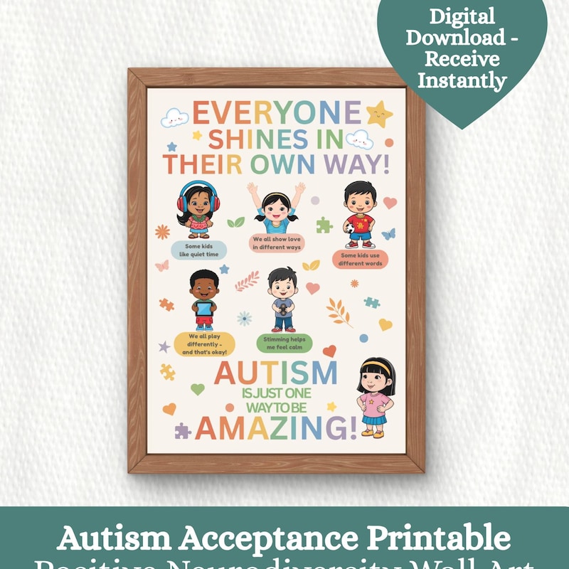 Autism Awareness Posters - Etsy