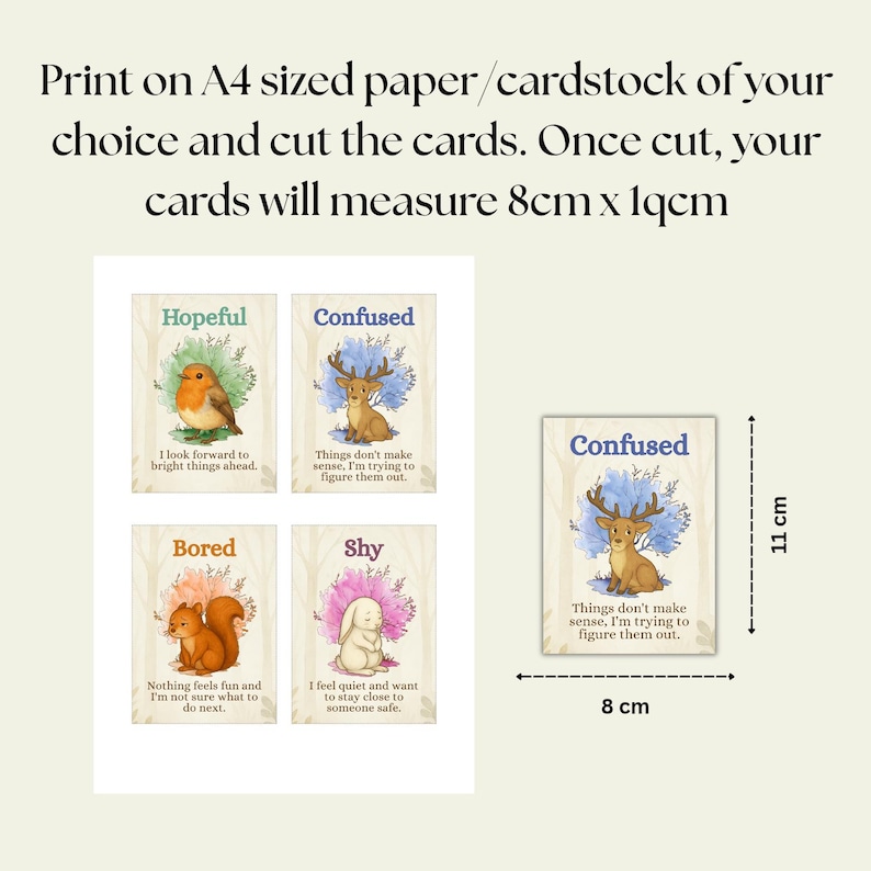 The Feelings Forest Bundle | Printable Emotions Flashcards + Posters ...