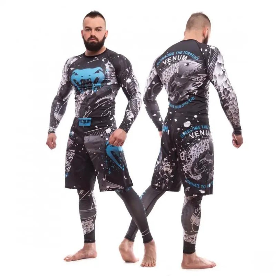 Venum Koi Training Set, 3-in-1 MMA Compression Gear, Rash Guard, MMA ...