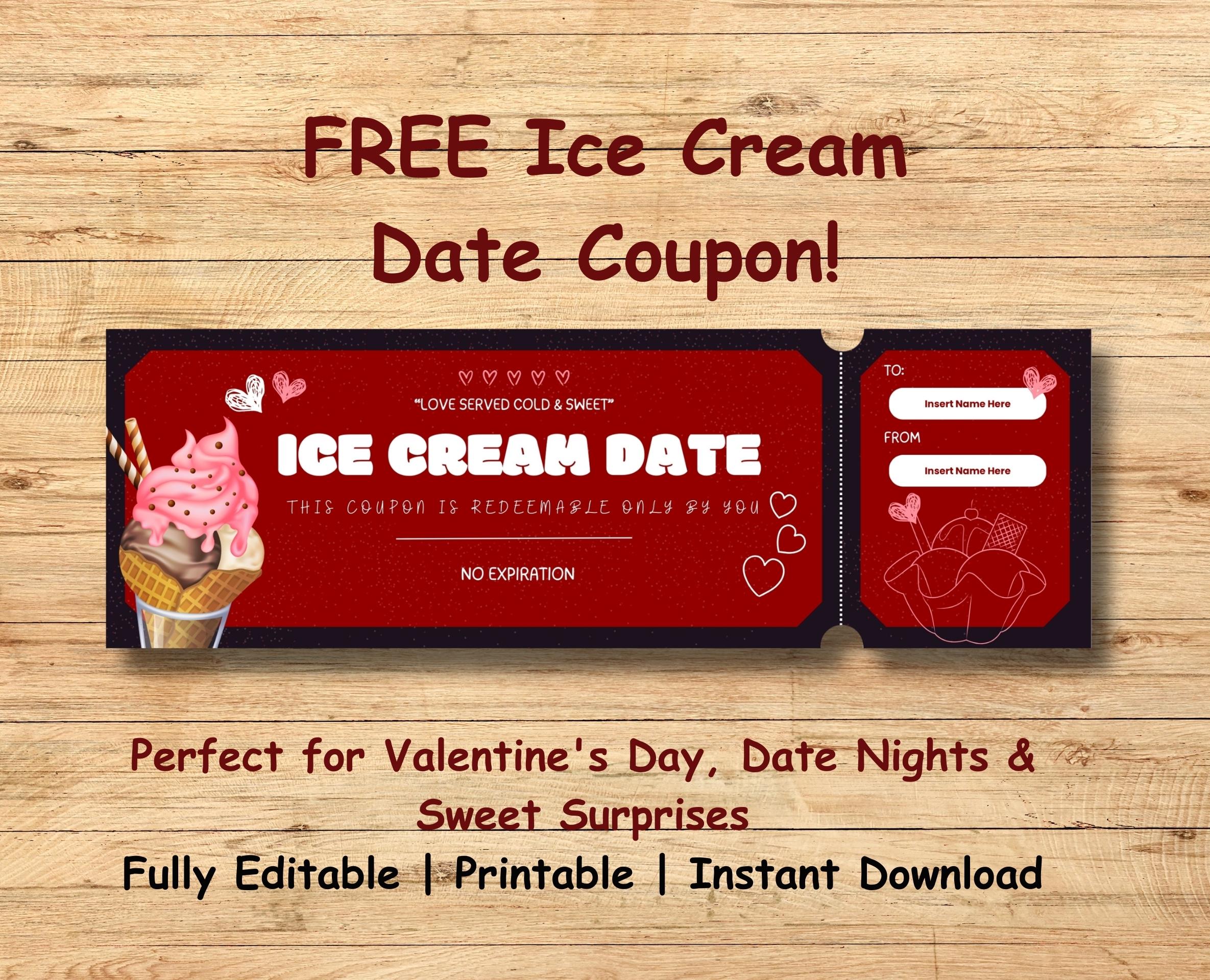 Editable Movie Night Ticket Printable, Movie Date Voucher, Valentines ...
