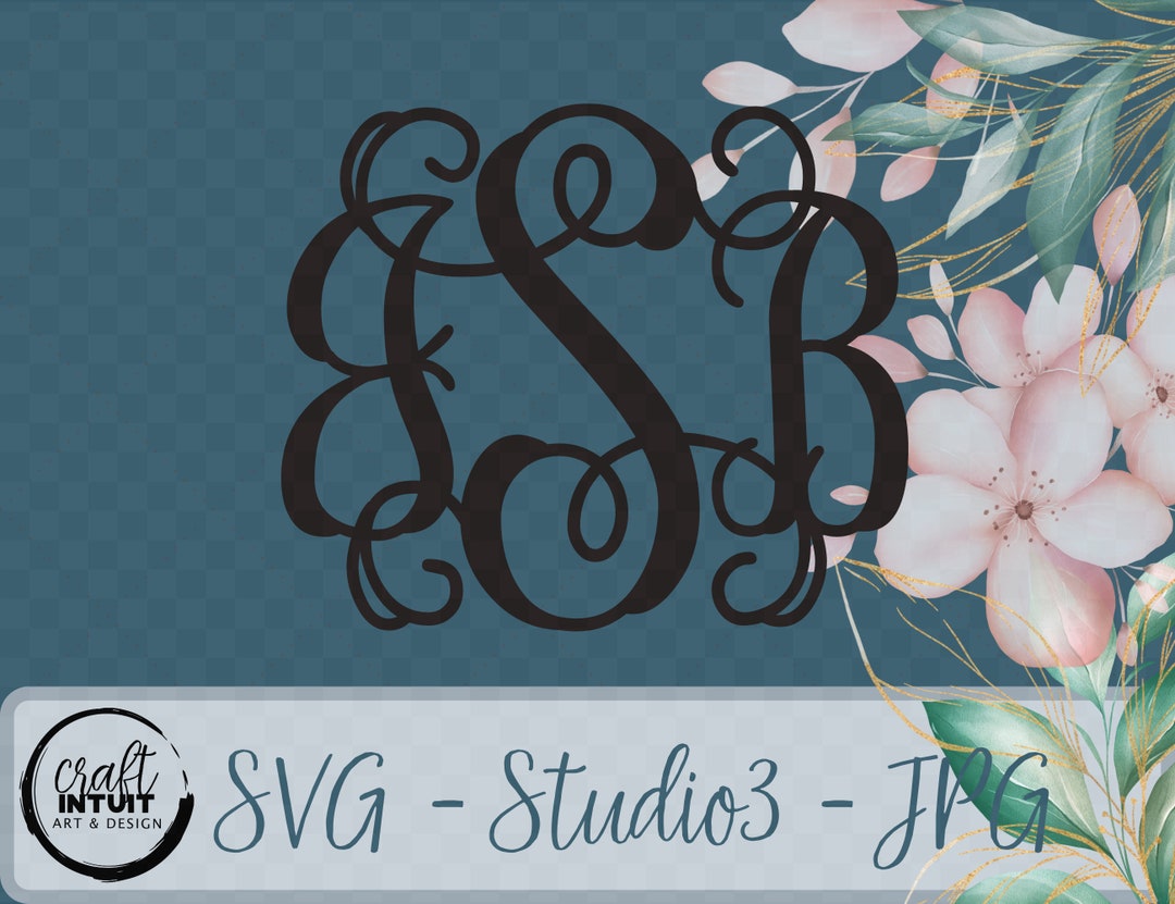 Jsb Interlocking Monogram, Instant Download, T-shirt, Cup, Sticker ...