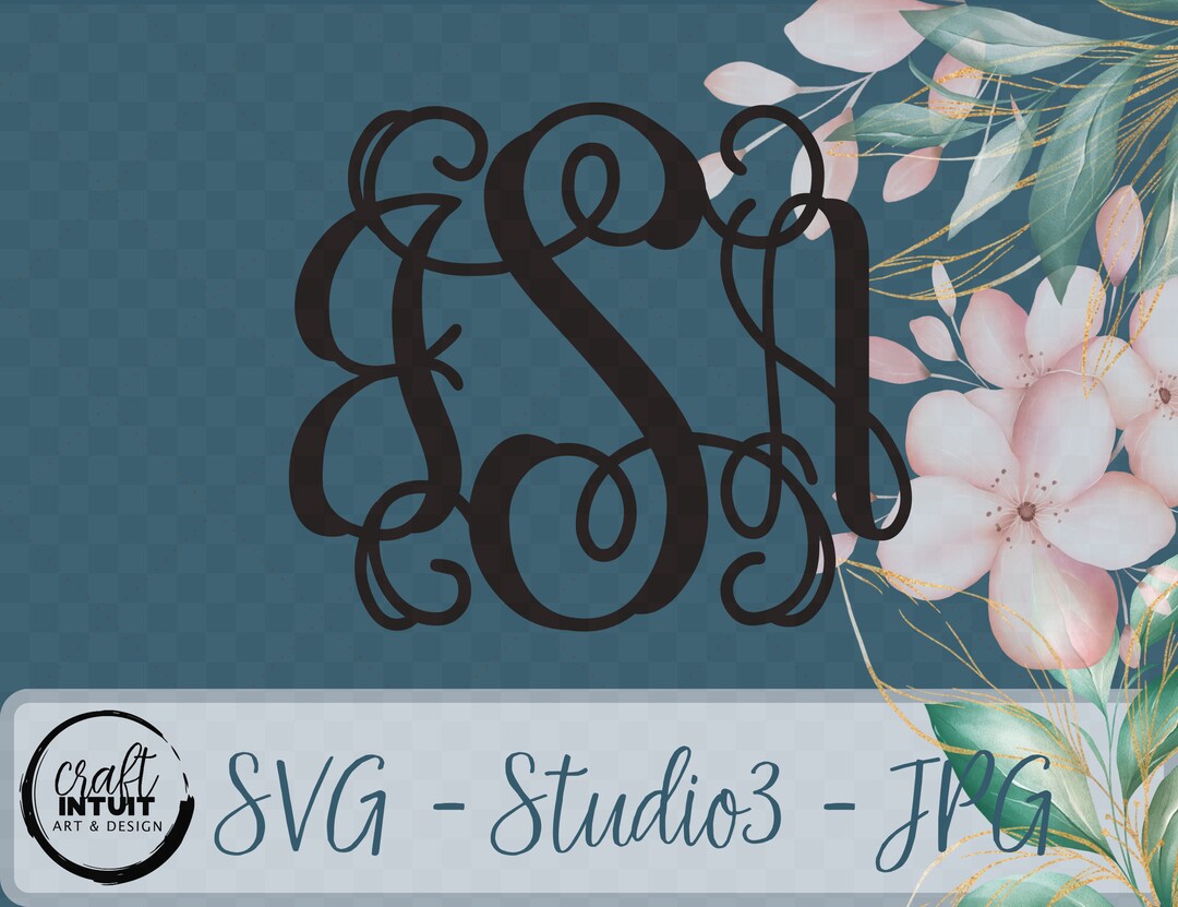 Jsa Interlocking Monogram, Instant Download, T-shirt, Cup, Sticker ...