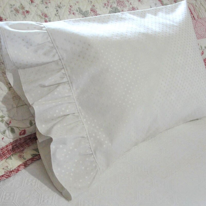 Ruffle Pillow Case - Etsy