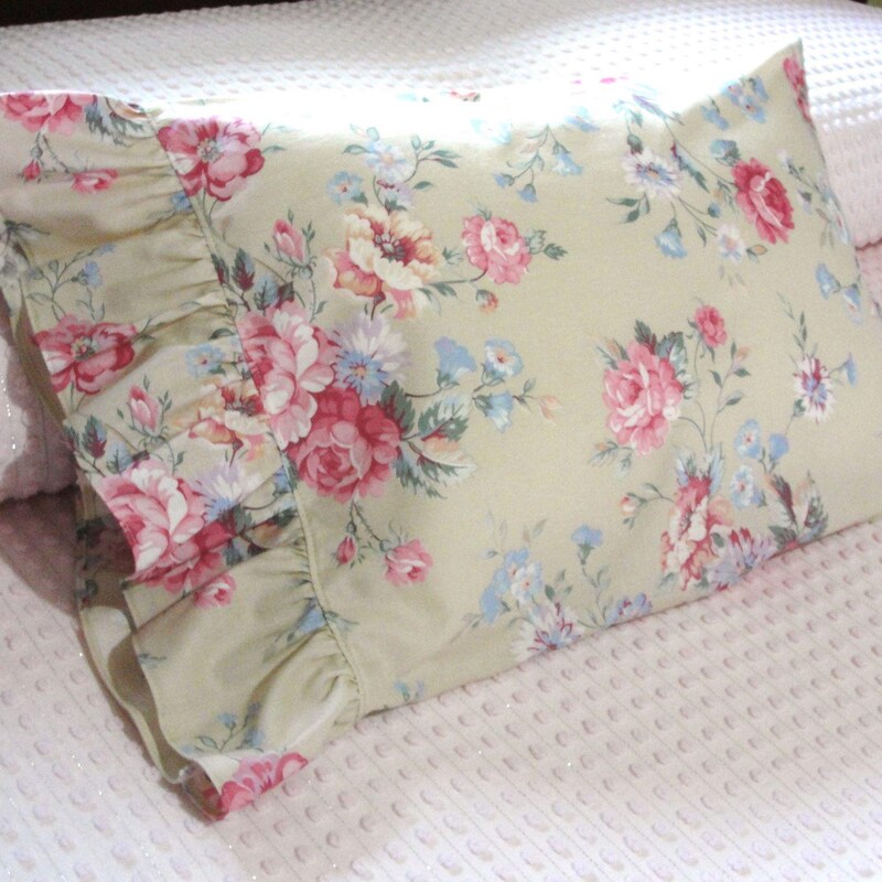 Cabbage Rose Pillow - Etsy