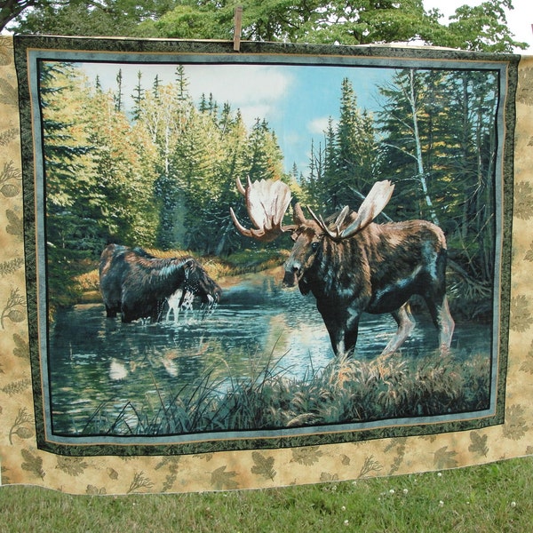 Moose Fabric - Etsy
