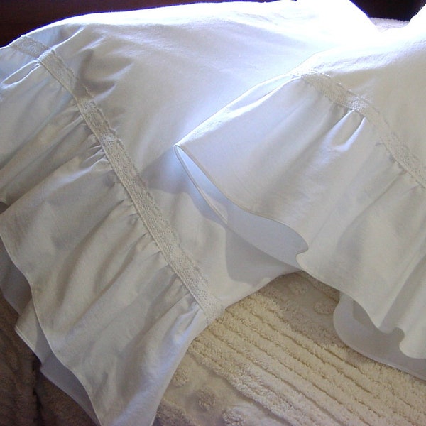 Ruffle Pillow Case - Etsy