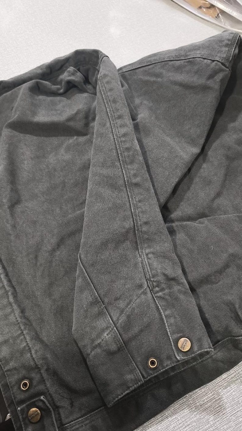 Carhartt Detroit Jacket Reworked – Vintage Moss Green Edition - Etsy