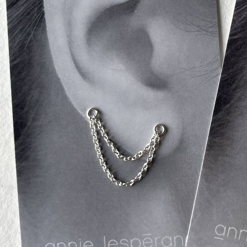 Chain Earring - Etsy