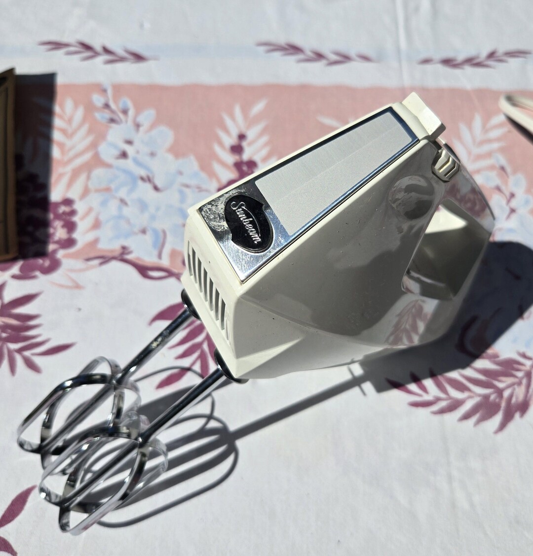 Vintage Sunbeam Infinite Speed Hand Mixer - Etsy