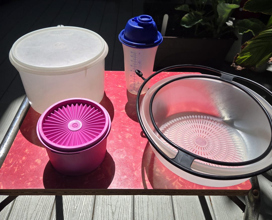 Tupperware Cariolier, Strainer, Quick Shake, or Containers - Etsy