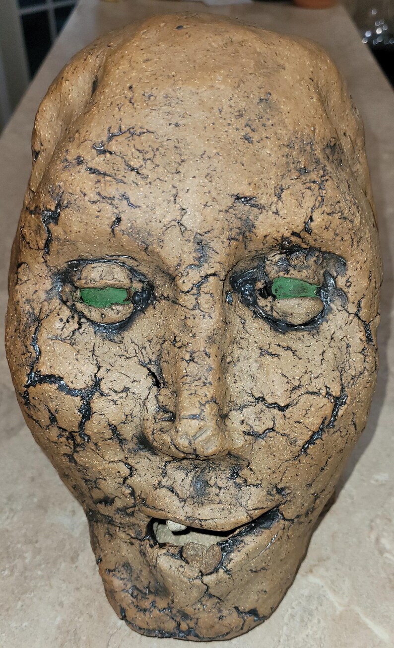 FACE of THE EARTH, Handmade Clay Handmade Sculpture - Etsy