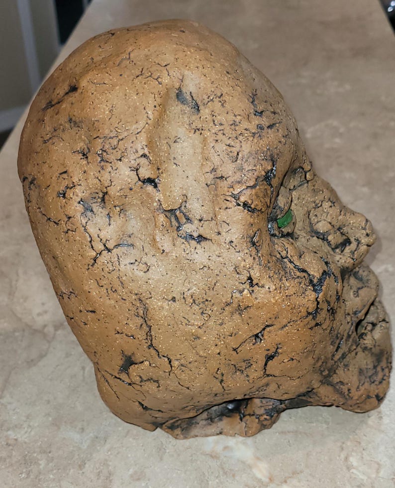 FACE of THE EARTH, Handmade Clay Handmade Sculpture - Etsy