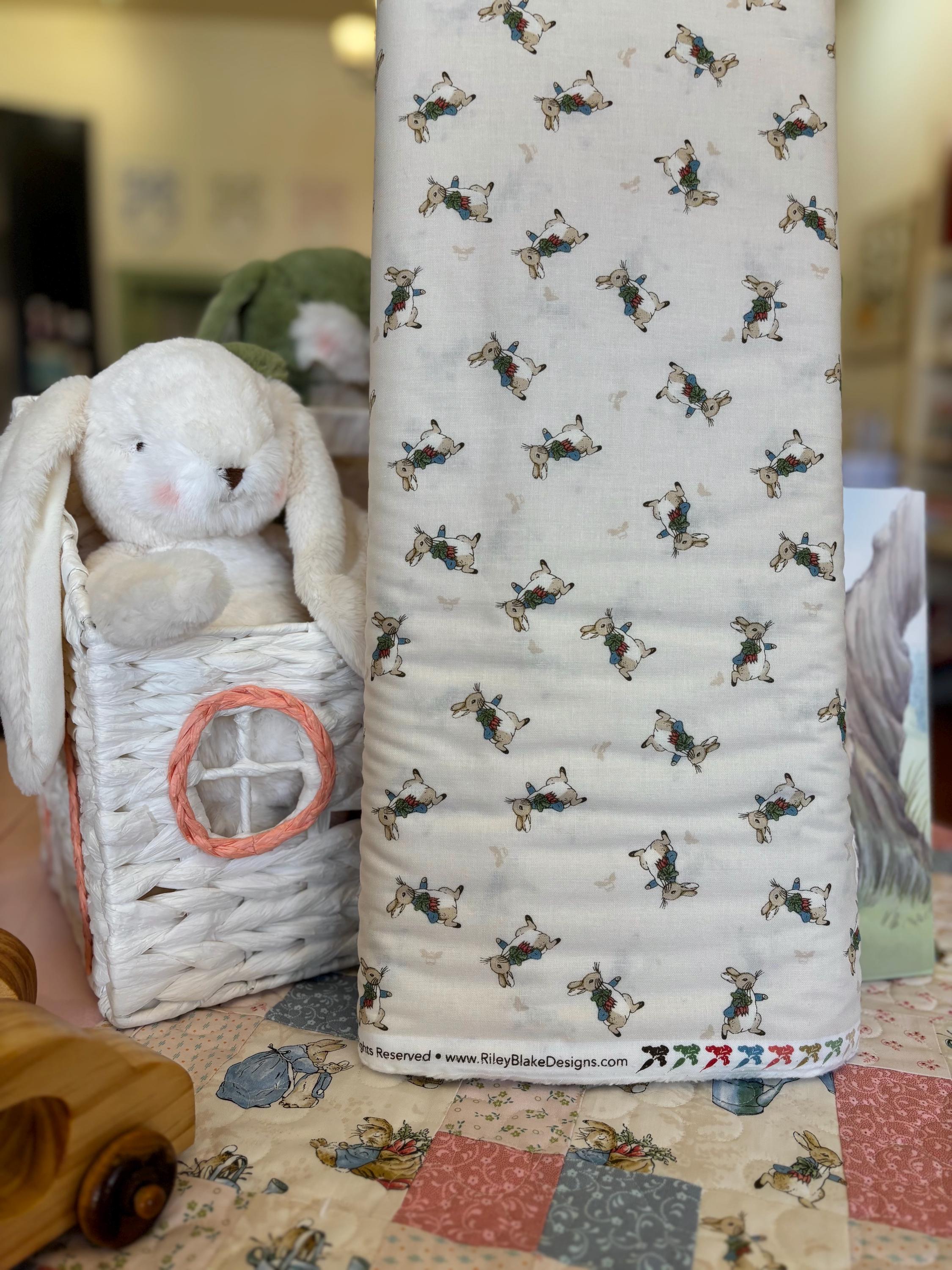 Peter Rabbit Peter Toss Cream Fabric Riley Blake Designs Cute Baby Storybook Fabric - Etsy