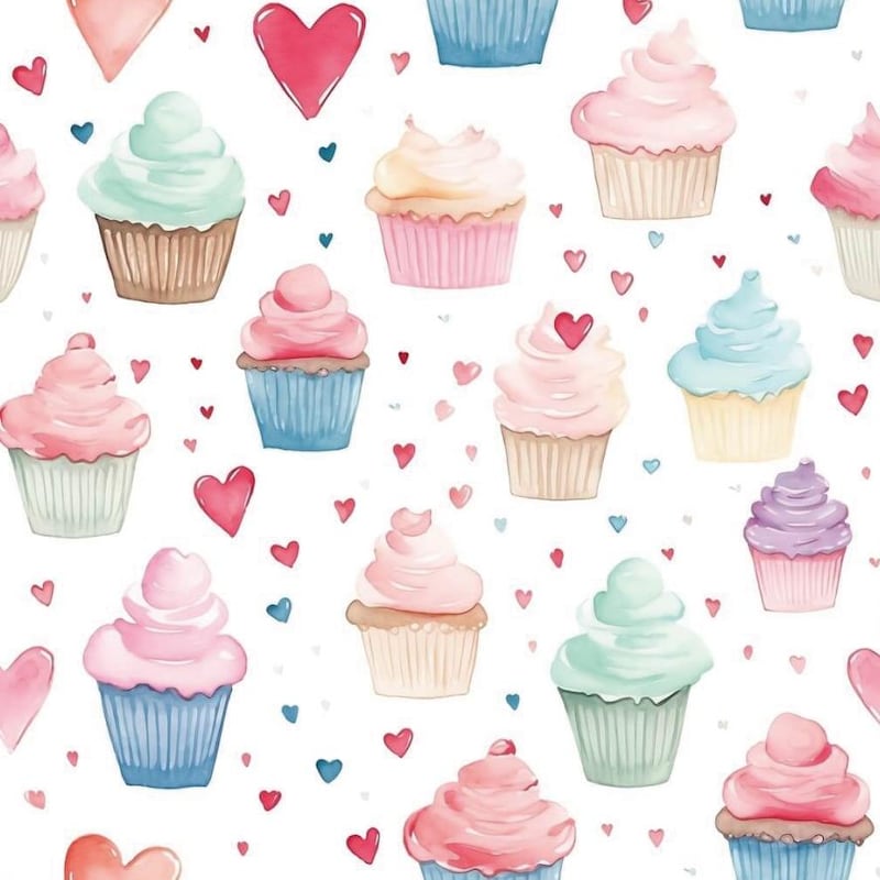 Cupcake Fabric - Etsy
