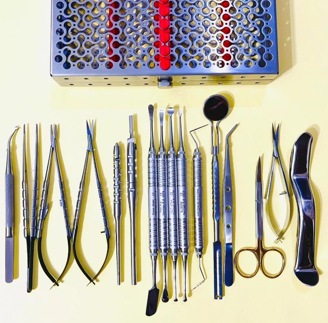 Micro Periodontal Oral Surgery Kit Surgical Instruments Dental Oral ...