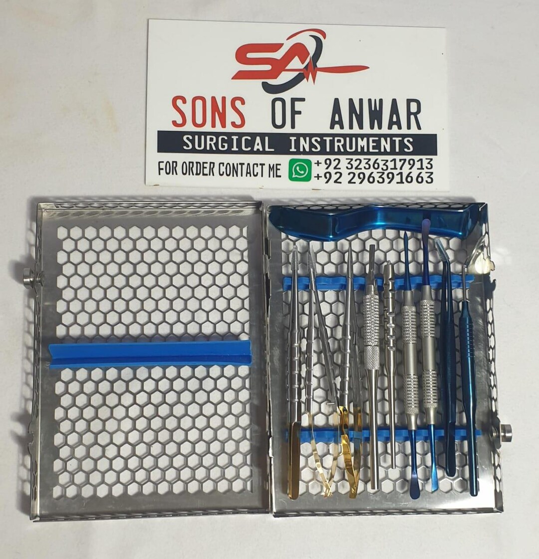 Blue Micro Periodontal Oral Surgery Kit Surgical Instruments Dental ...