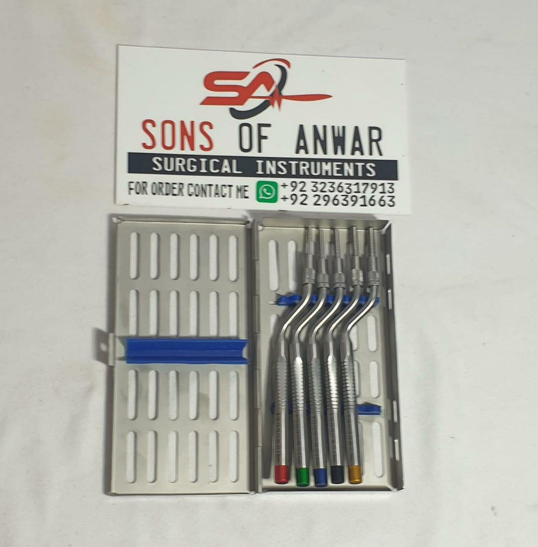 Dental Offset Osteotome Concave Tip Bone Spreading Implants Instruments ...