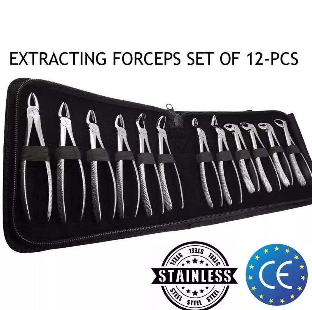 Surgical Teeth Extracting Forceps for Upper Lower Roots Molars Incisors & Canine - Etsy